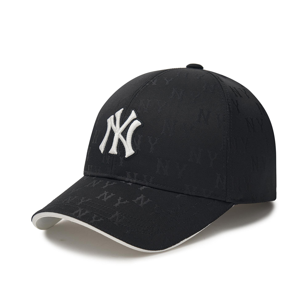 MLB NY Yankees Classic Jacquard Monogram Baseball Cap Black – voilà.id