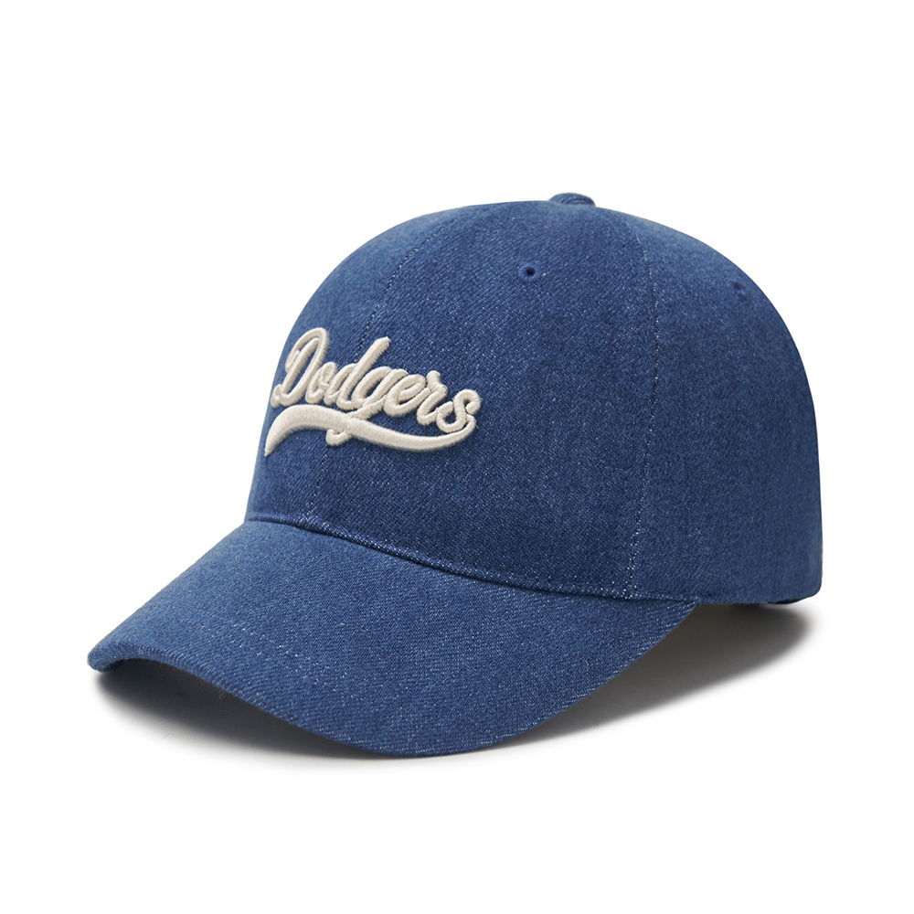 MLB LA Dodgers Varsity Cursive Denim Unstructured Ball Cap Indigo ...