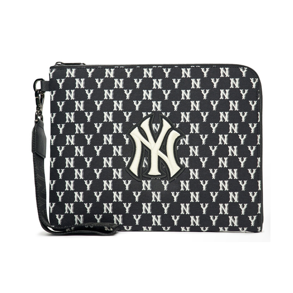 MLB NY Yankees Monogram Jacquard Small Digital Device Pouch Black ...