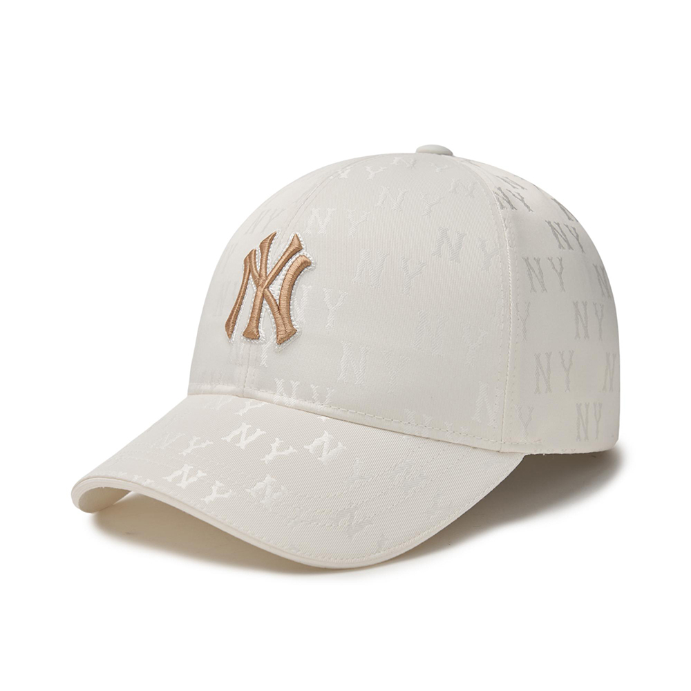 MLB NY Yankees Classic Jacquard Monogram Baseball Cap Cream – voilà.id