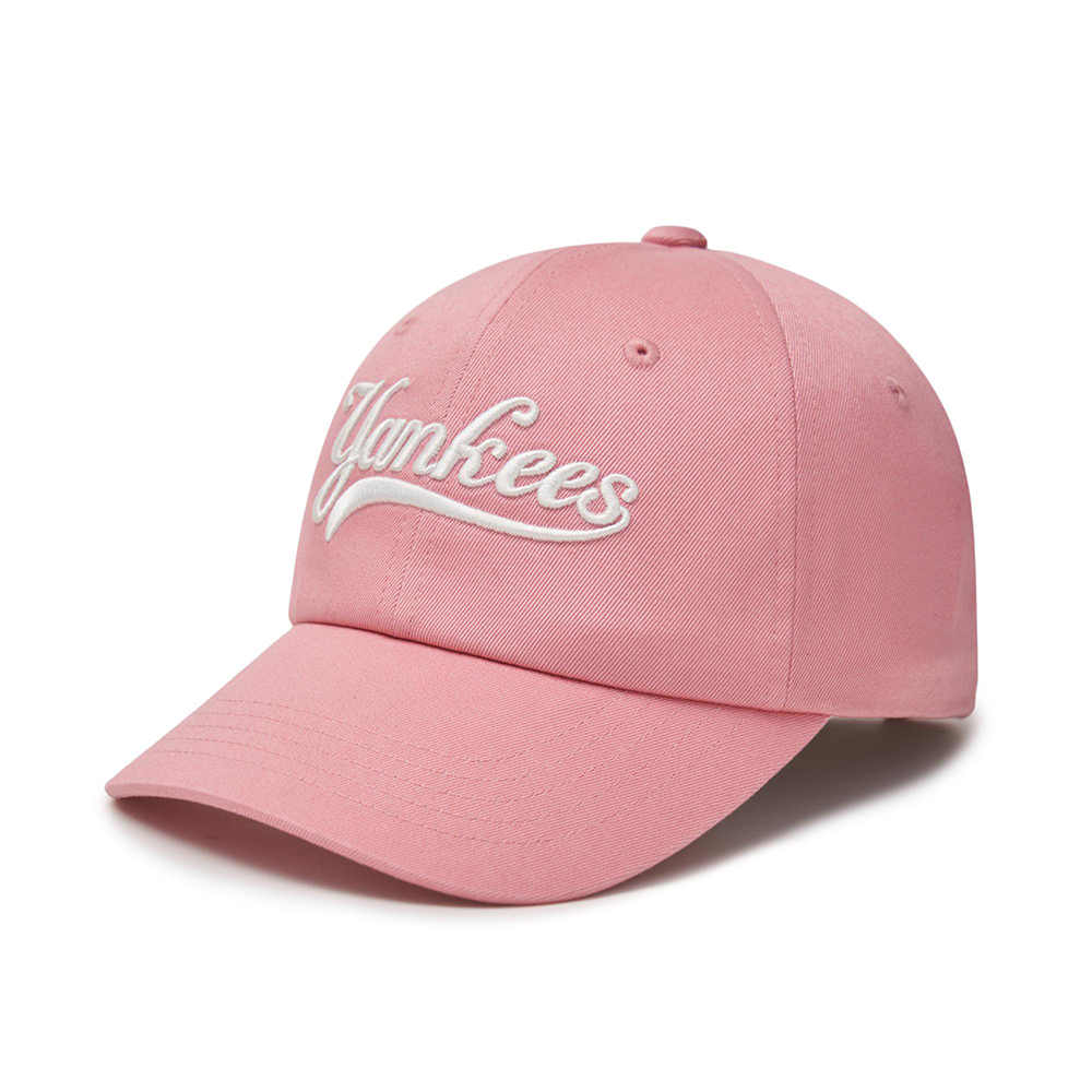 MLB NY Yankees Varsity Cursive Unstructured Ball Cap Pink – voilà.id
