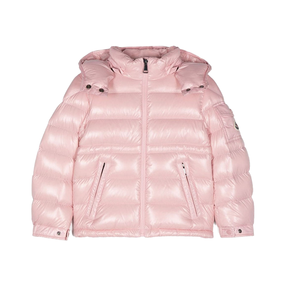 Moncler Kids Girls Maire Down Jacket Pink – voilà.id
