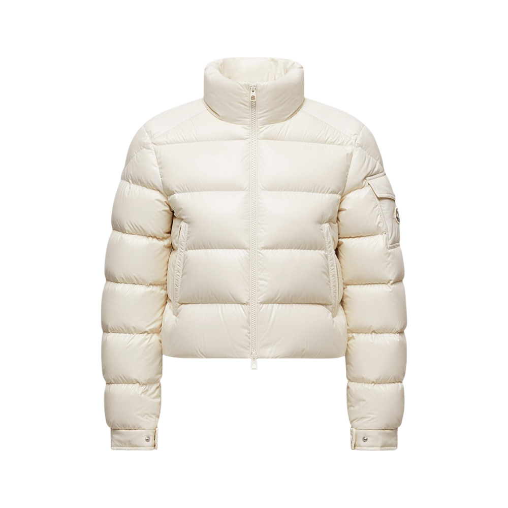 Moncler Petra Short Down Jacket White – voilà.id