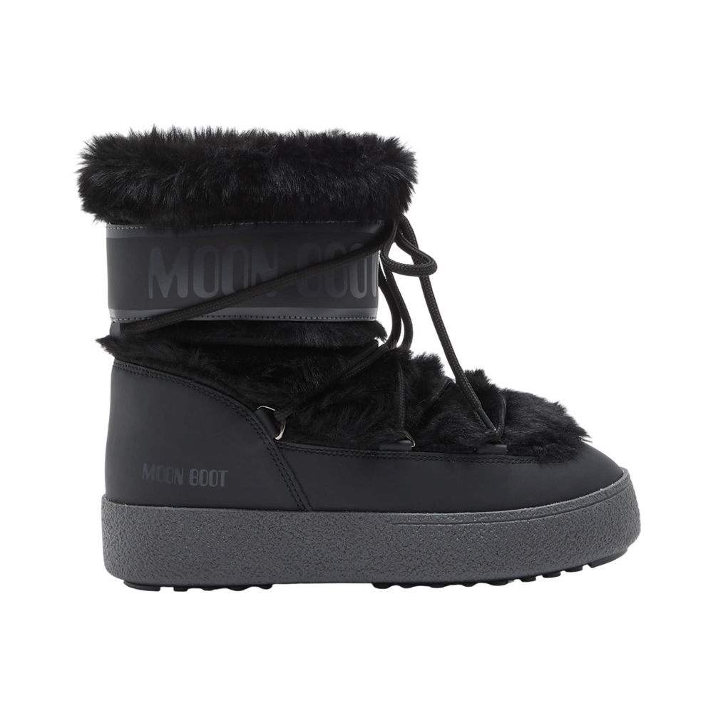Moon Boot Ltrack Low Faux-fur Boots Black – voilà.id