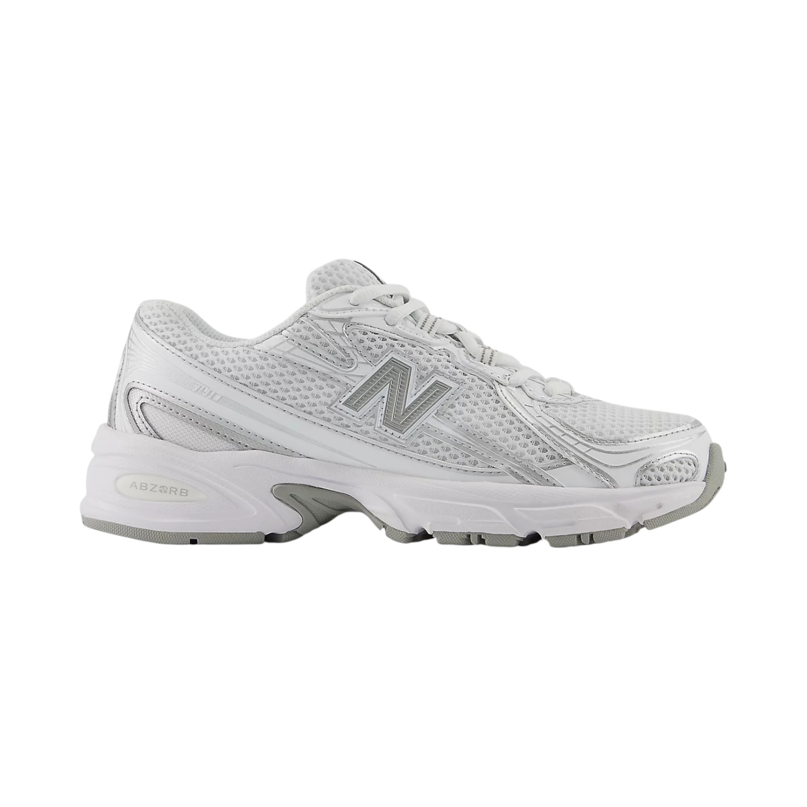 New Balance 740 White Silver Metallic (GS) Women – voilà.id