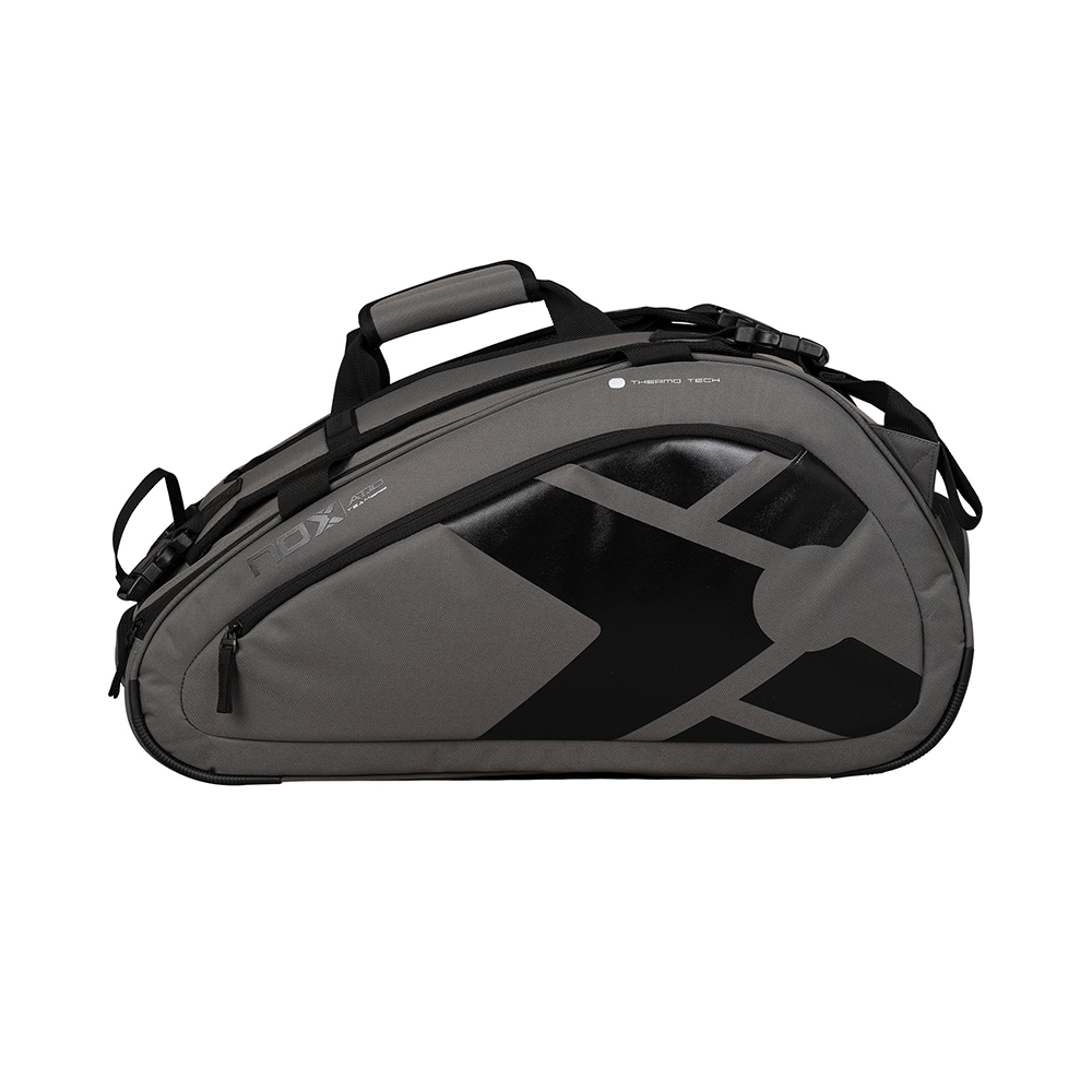 Nox AT10 Team Padel Racket Backpack Grey/Orange – voilà.id