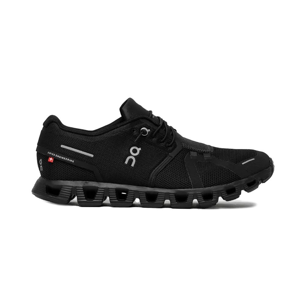 ON Cloud 5 Low Top Sneakers Black White Men – voilà.id