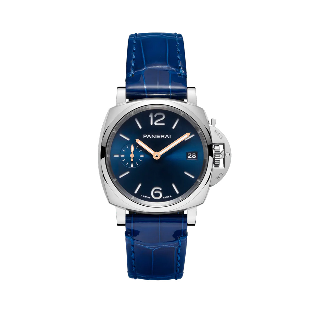 Panerai Luminor Due 38 - PAM01273 Automatic Mechanical Basic Shiny Blue ...