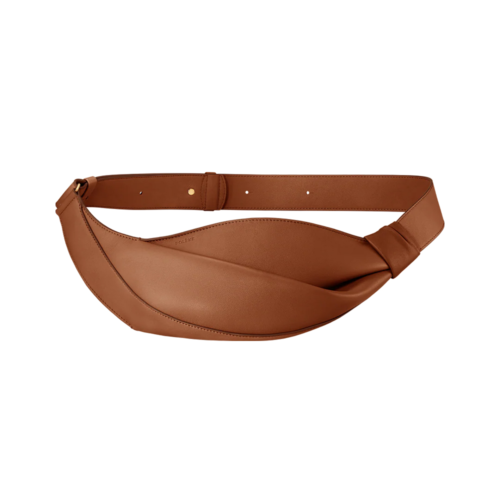 Polène Neyu Smooth Sling Bags Cognac – voilà.id