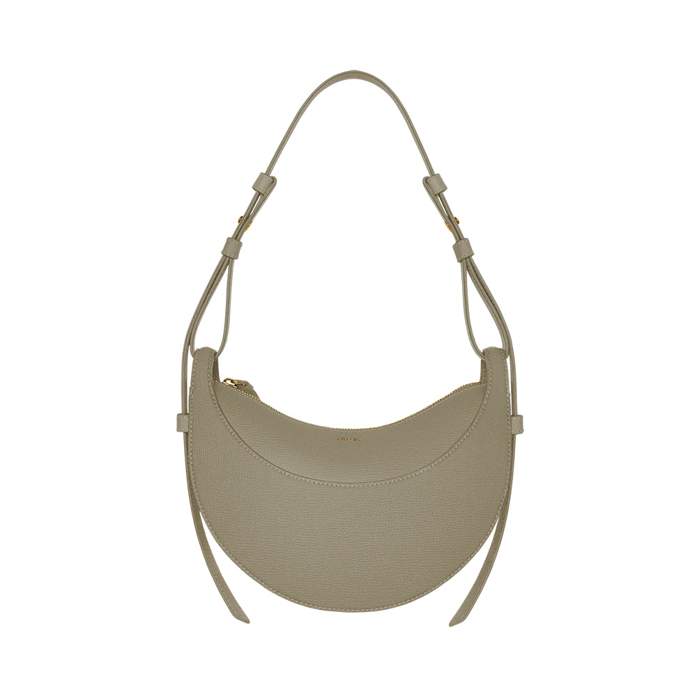 Polène Numero Dix Half Moon Crossbody Bag Grained Oliver Ghw – voilà.id