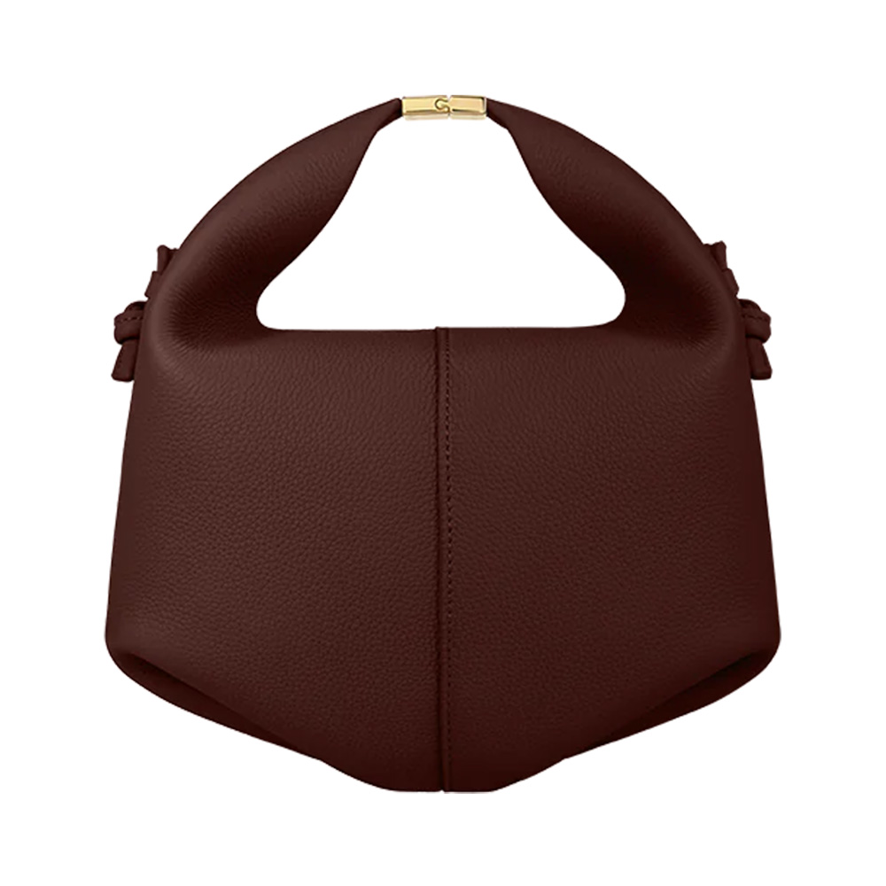 Polène Beri Crossbody Bag Grained Leather Sandalwood – voilà.id