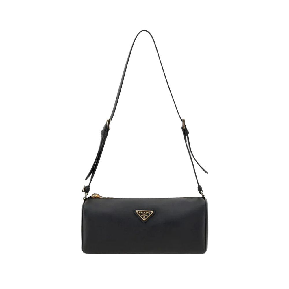 Prada Pouch Leather Shoulder Bag Black – voilà.id