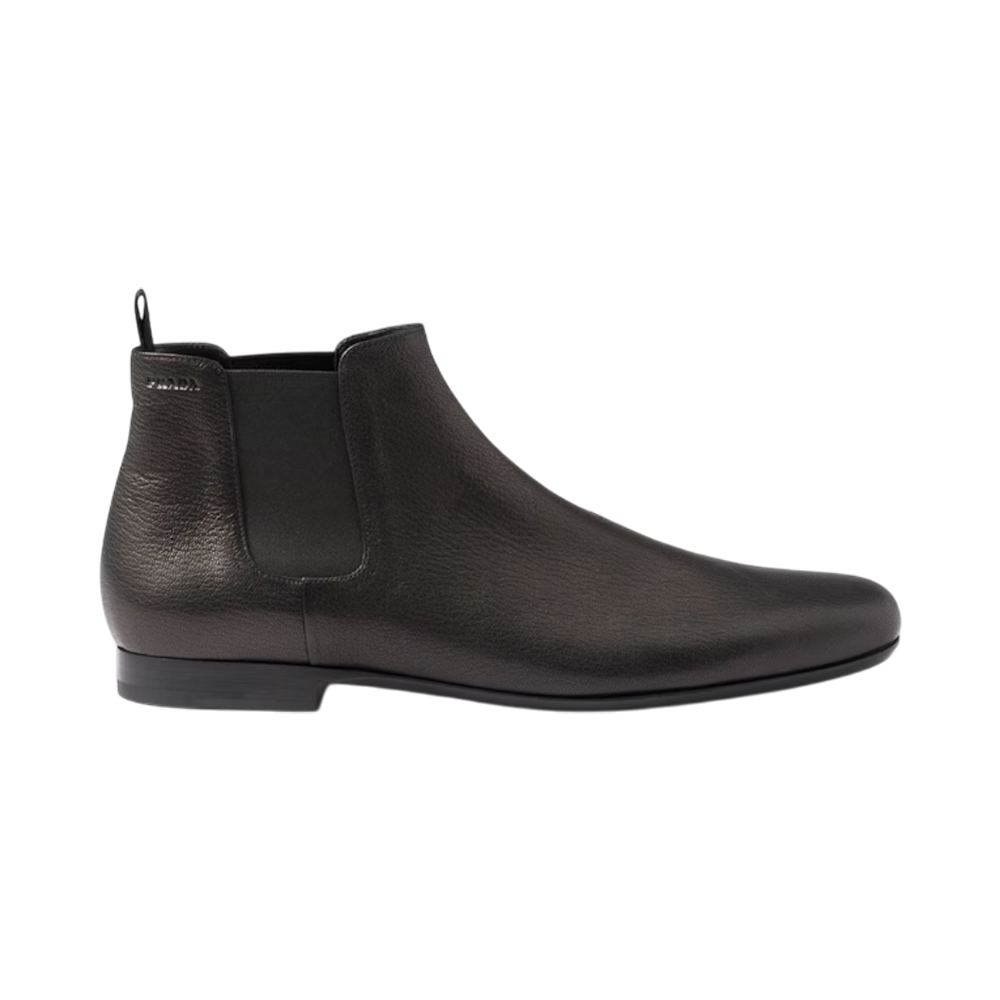 Prada High Chelsea Boots Leather Black – voilà.id