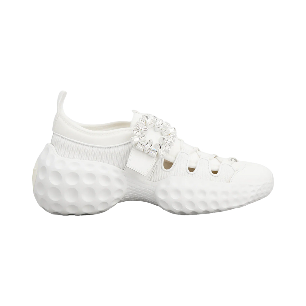 Roger Vivier Viv' Run Light Trekky Fabric Sneakers White – voilà.id