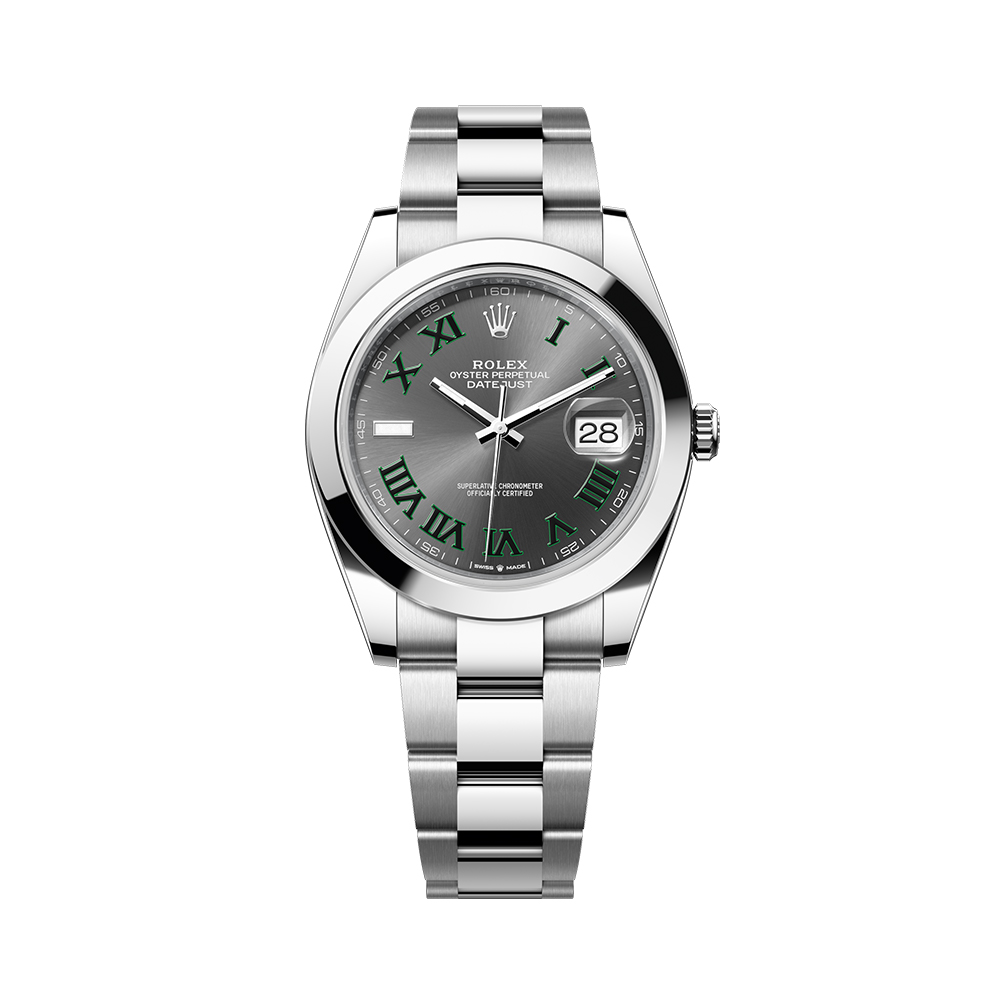 Rolex Datejust 41 - 126300 Wimbledon Oyster-Steel – voilà.id
