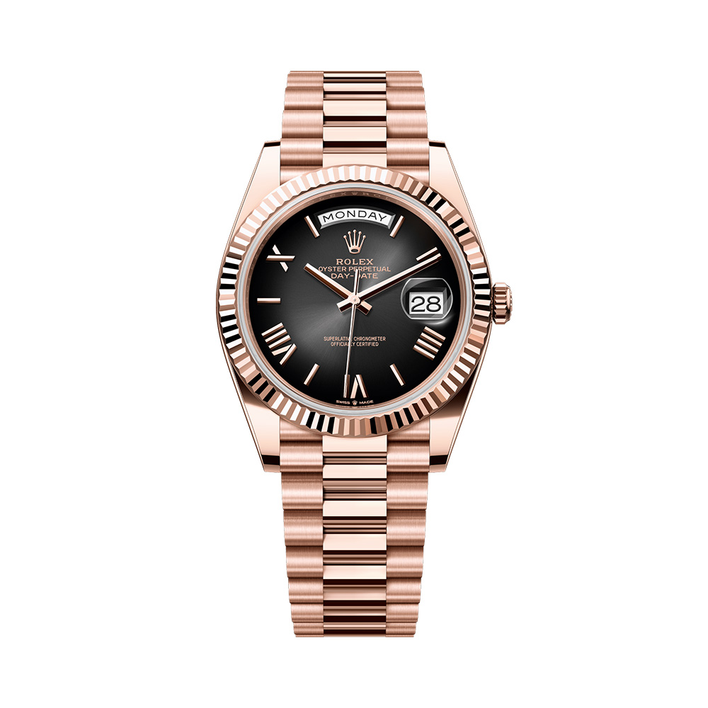 Rolex Daydate 40 - 228235 Slate Ombré Roman President – voilà.id