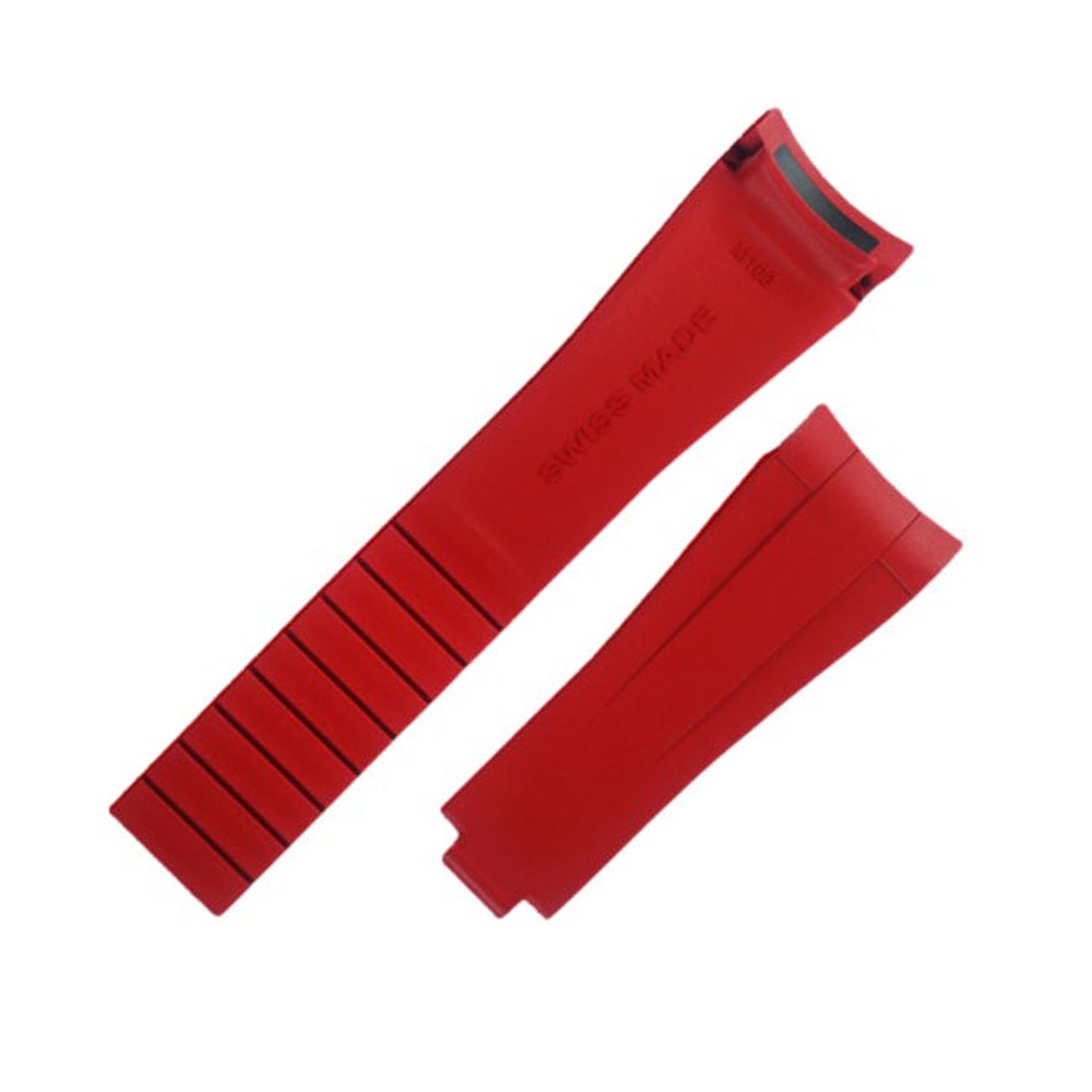 Rolex M103 Red Rubber Strap – voilà.id