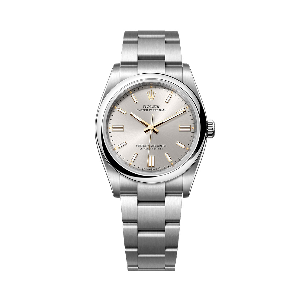Rolex Oyster Perpetual 36 - 126000 Silver Oystersteel – voilà.id