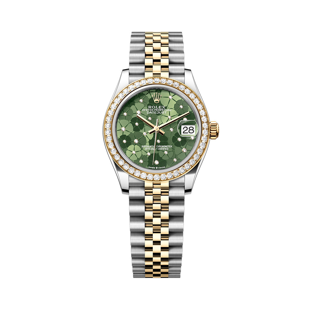 Rolex Datejust 31 - 278383 Large VI Green Jubilee-YG – voilà.id