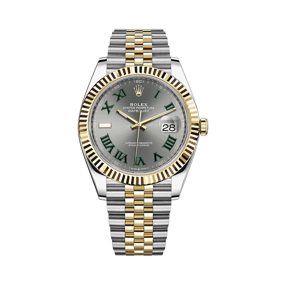Rolex Datejust 41 - 126333 Wimbledon Jubilee Steel-YG – voilà.id