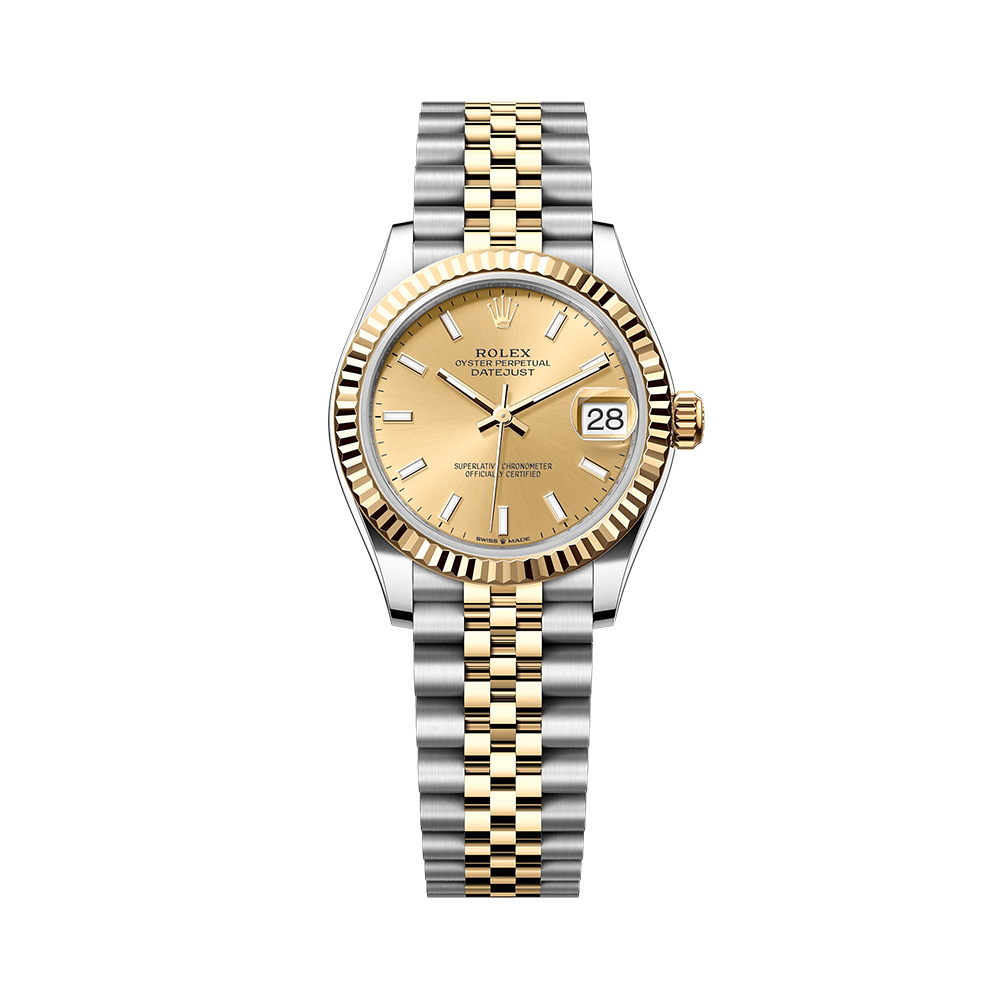 Rolex Datejust 31 - 278273 Champagne Index Jubilee Steel-YG – voilà.id