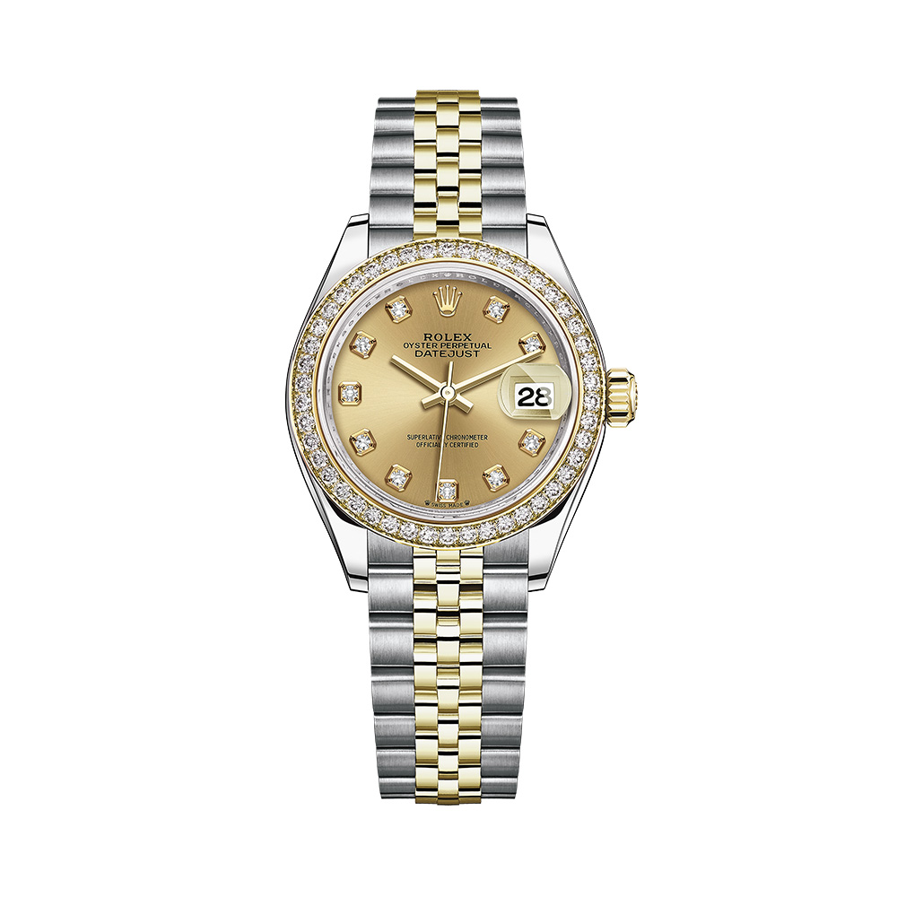 Rolex Datejust 28 - 279383G RBR Silver Jubilee Steel-YG – voilà.id