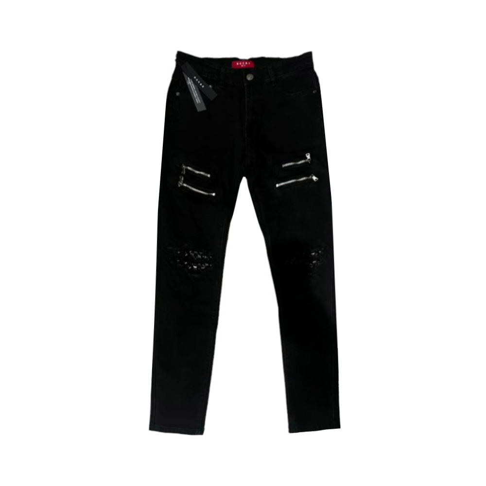 RUCAS Diamond Leather Jeans Black – voilà.id