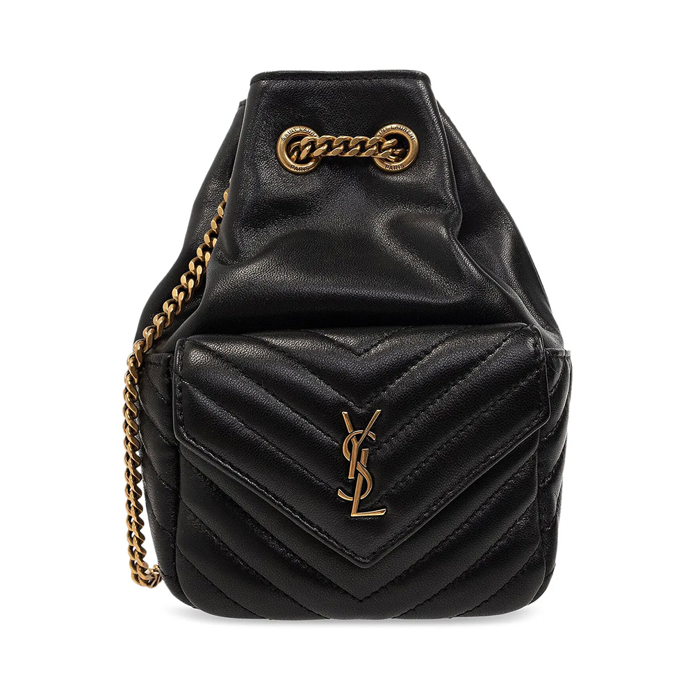 Saint Laurent Mini Joe Bucket Bag Black – voilà.id