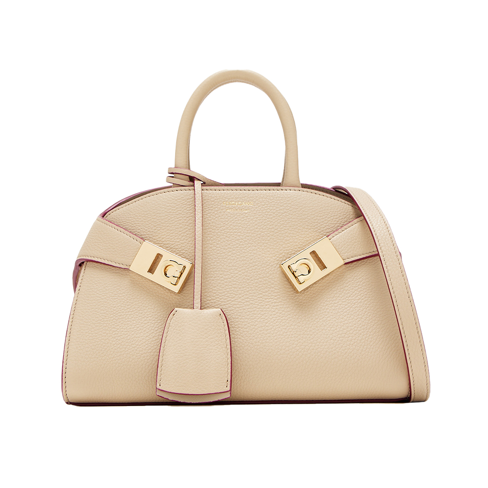 Ferragamo Hug Mini Handbag Medium Brown/Camel – voilà.id