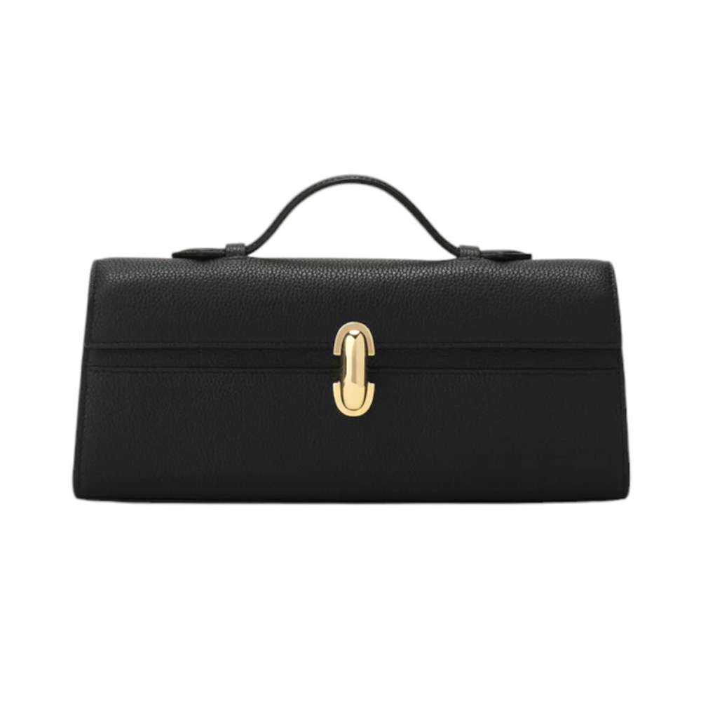 Savette Slim Pochette Calfskin Leather Bone – voilà.id