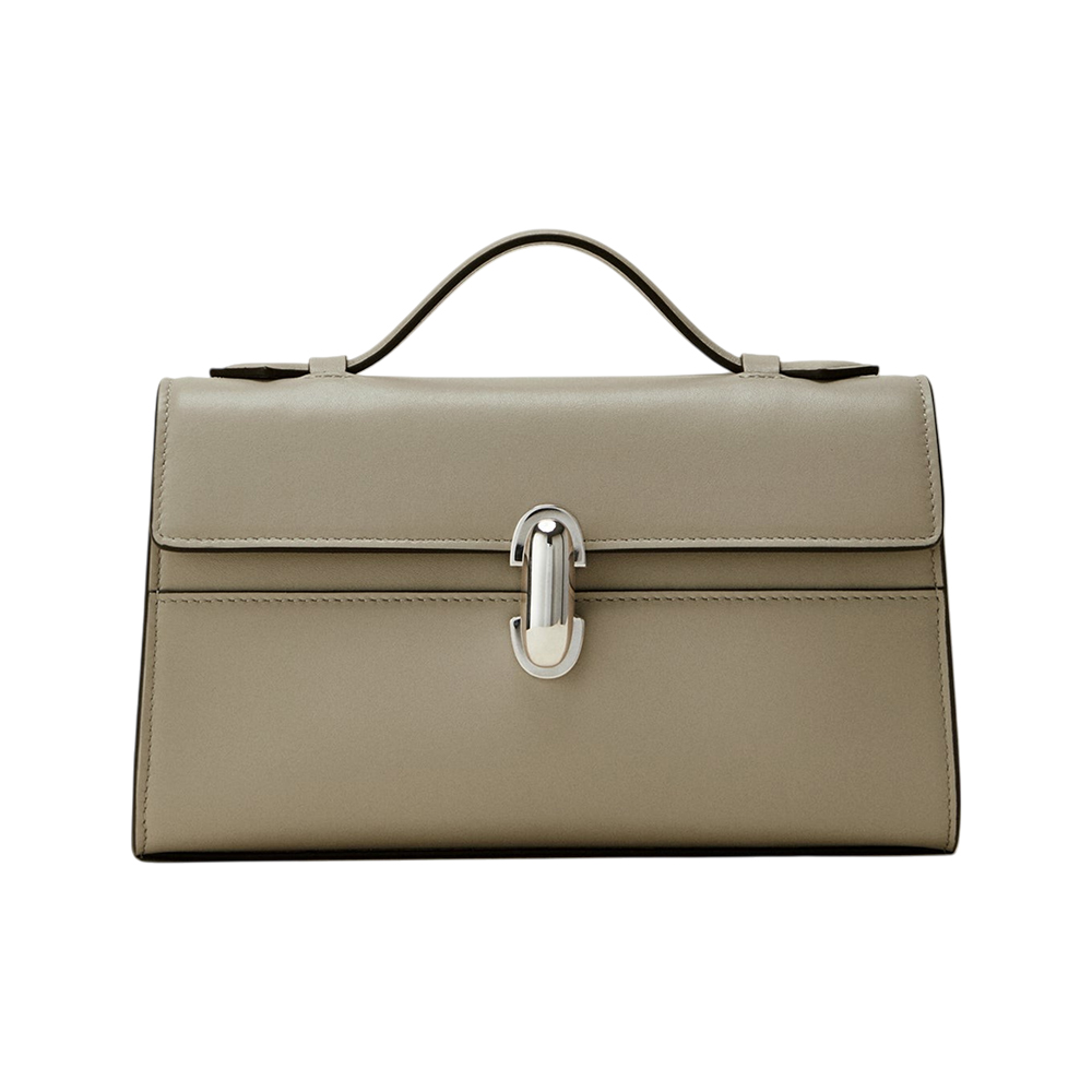 Savette Symmetry Pochette Calfskin Leather Clay – voilà.id