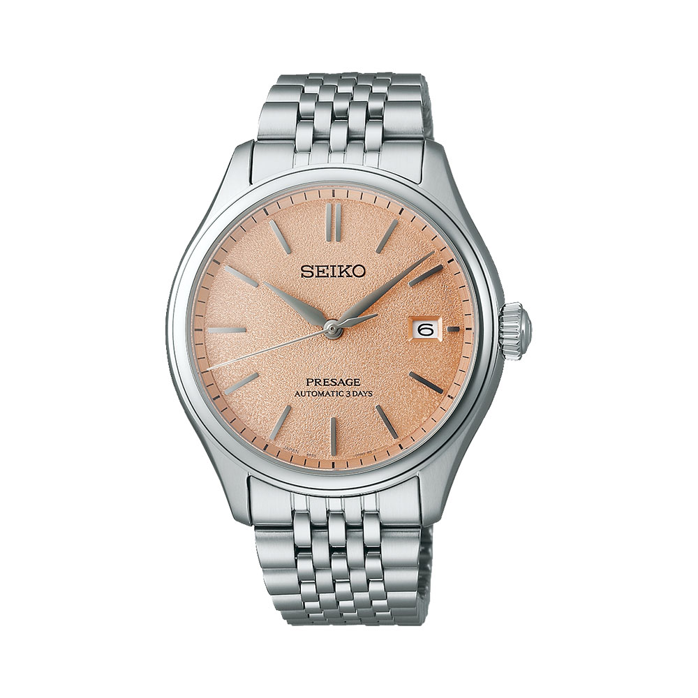 Seiko Presage SPB467J1 Automatic Classic Series Araigaki Pale Persimmon ...