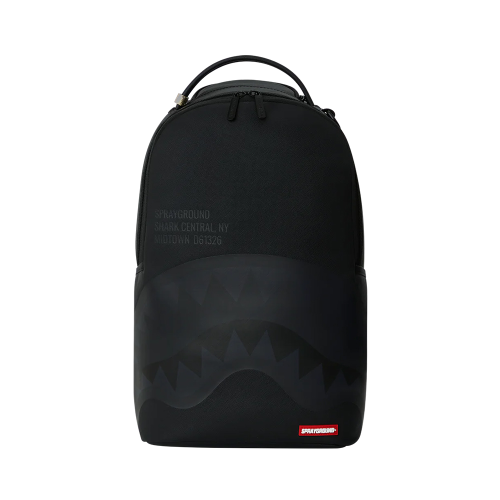 Sprayground Shark Central Tonal DLXV Backpack Black – voilà.id