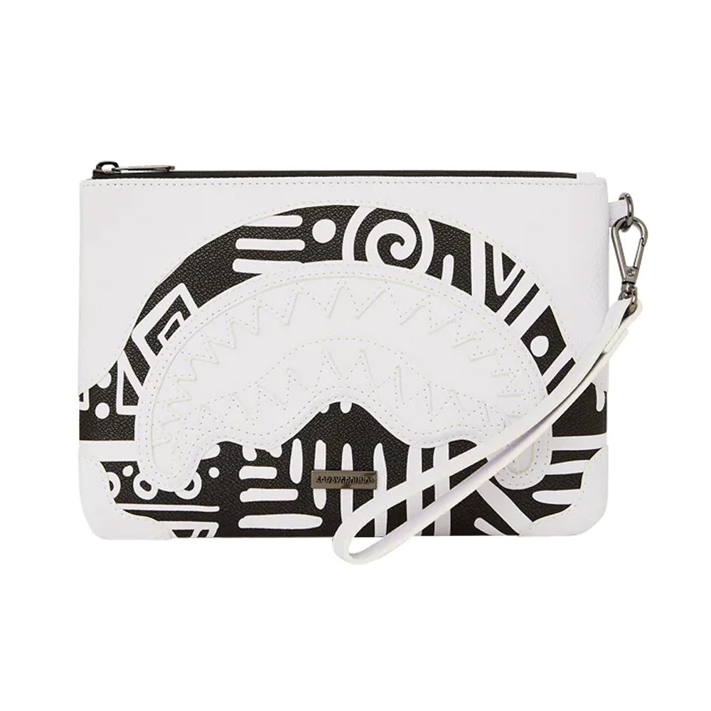 Sprayground Rose Henney Clutch Bag Light Grey – voilà.id