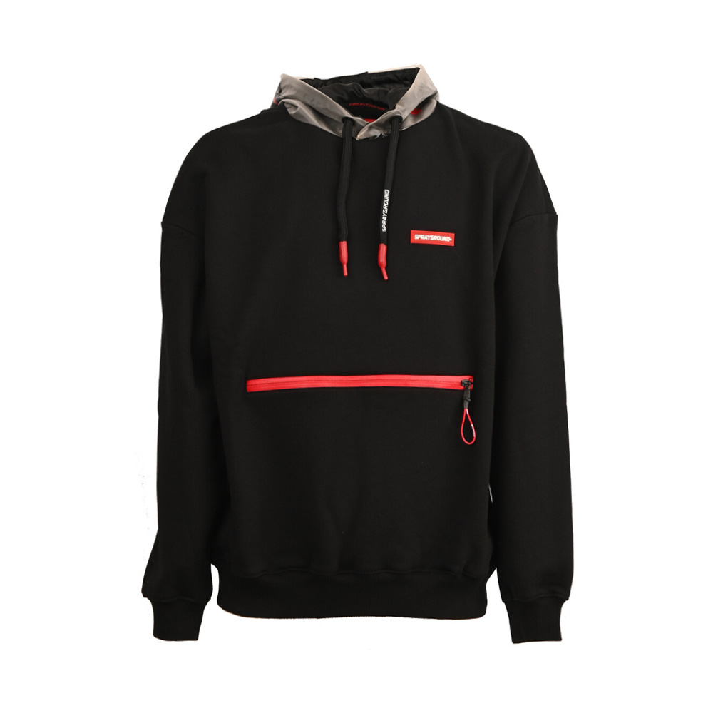Sprayground RIP Me Open Hoodie Black – voilà.id