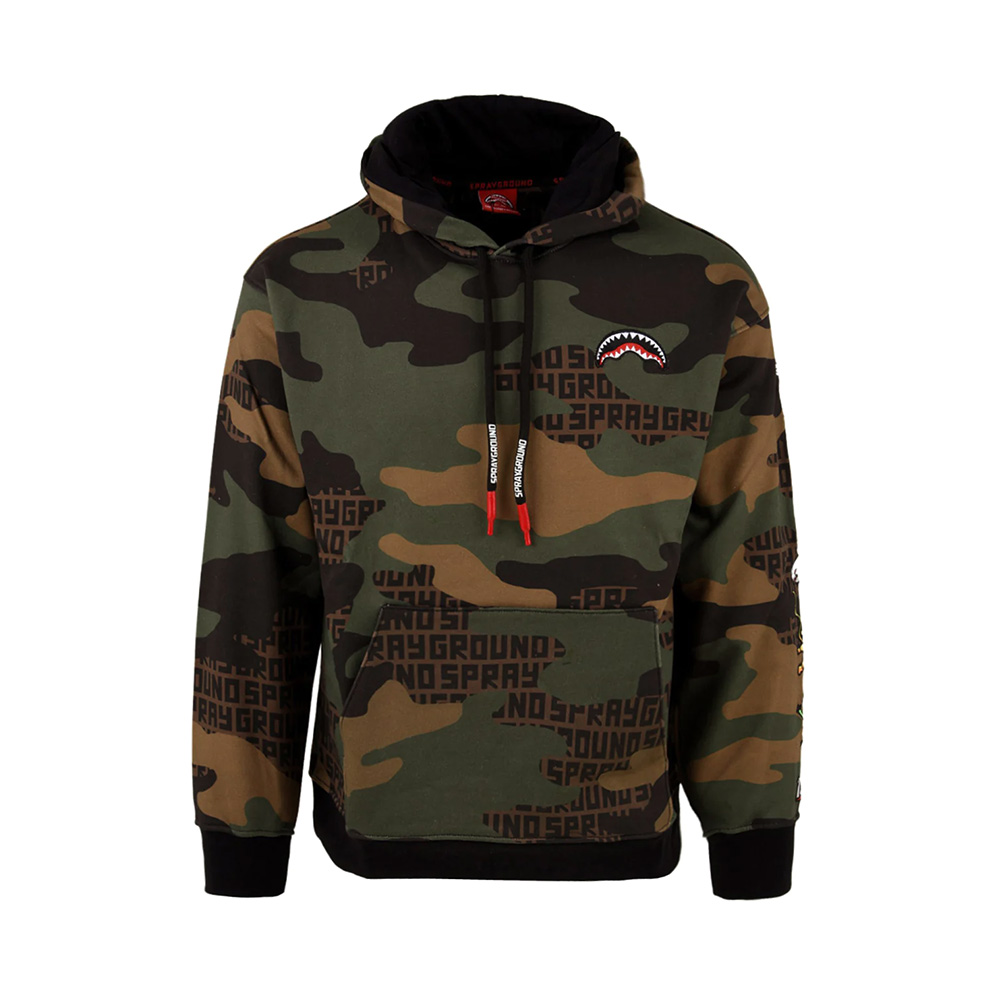 Sprayground Camo Patches Hoodie Multicoloured – voilà.id