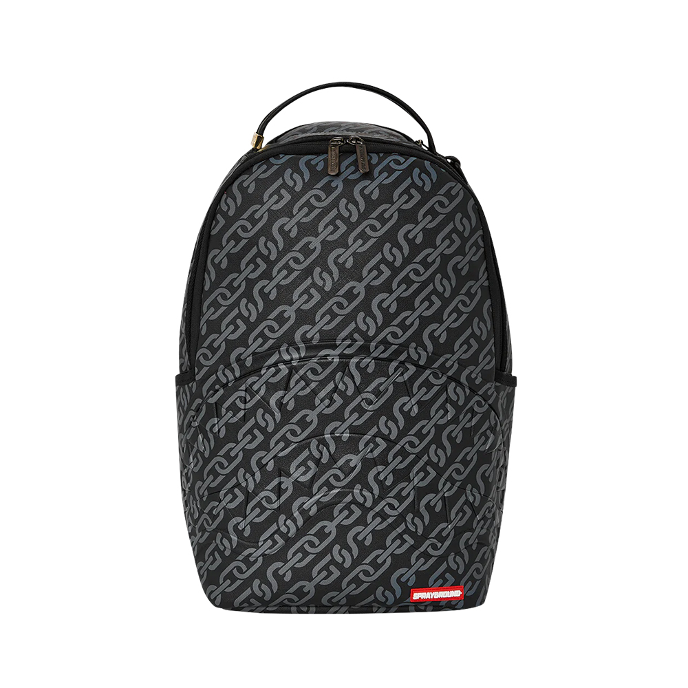 Sprayground Chain Backpack Black Silver – voilà.id
