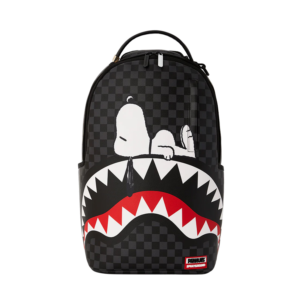 Sprayground Ze Shark Predator Backpack Black Silver – voilà.id