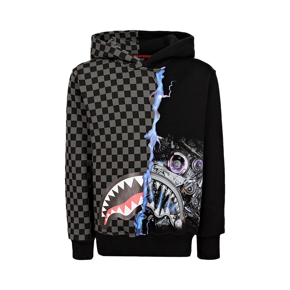 Sprayground Electric Sharktronics Hoodie Black – voilà.id