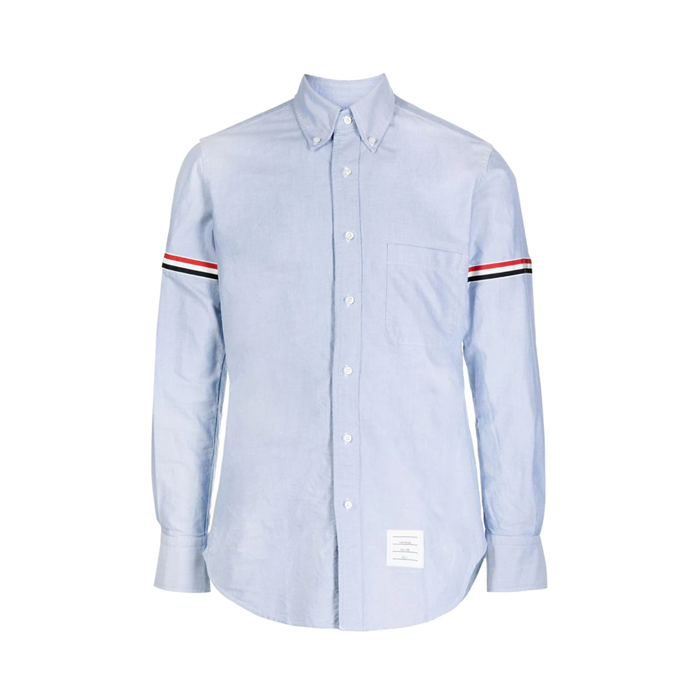 Thom Browne Armband Classic Cotton Shirt Light Blue – voilà.id