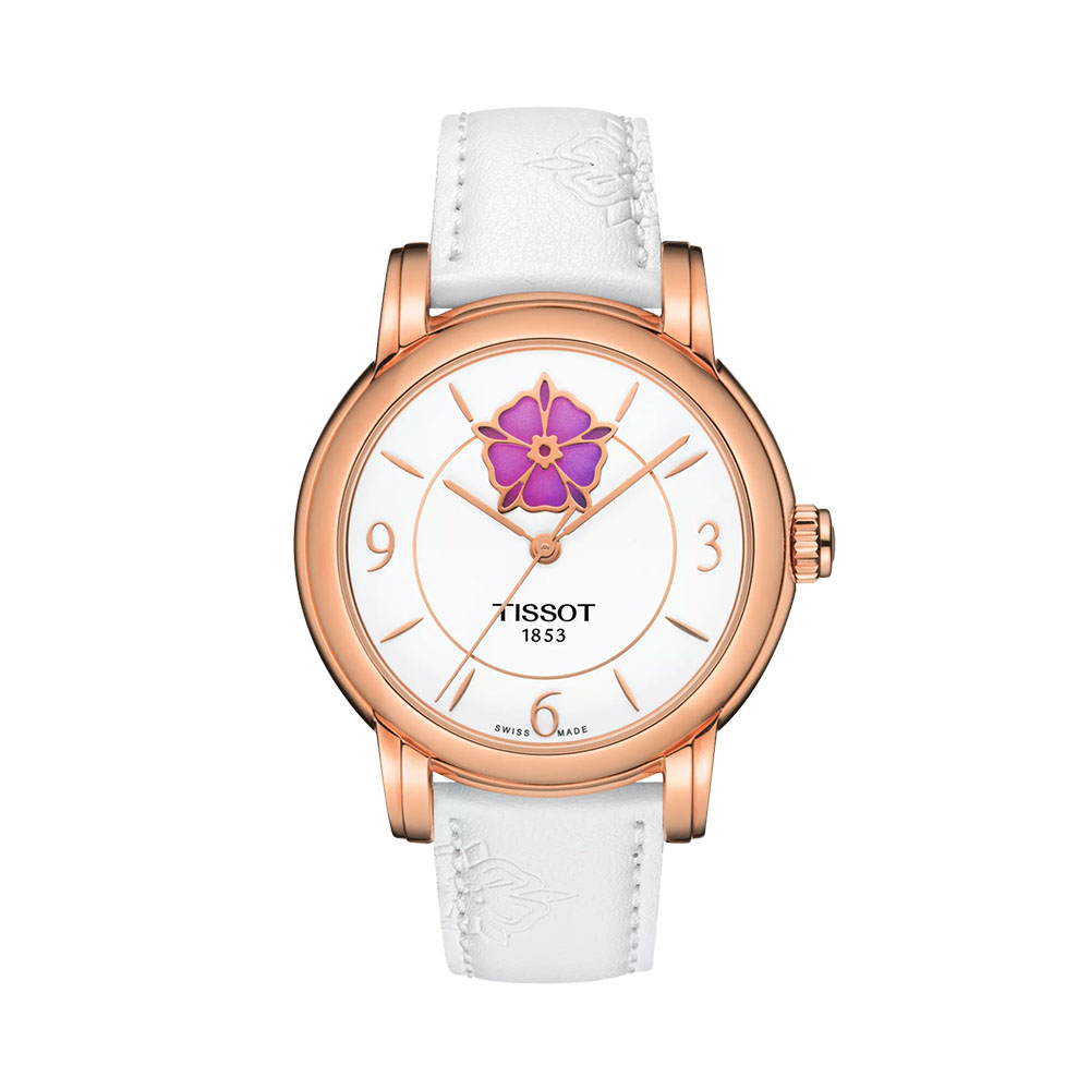 Tissot Lady Heart Flower Powermatic 80 35mm T-Lady T050.207.37.017.05 ...