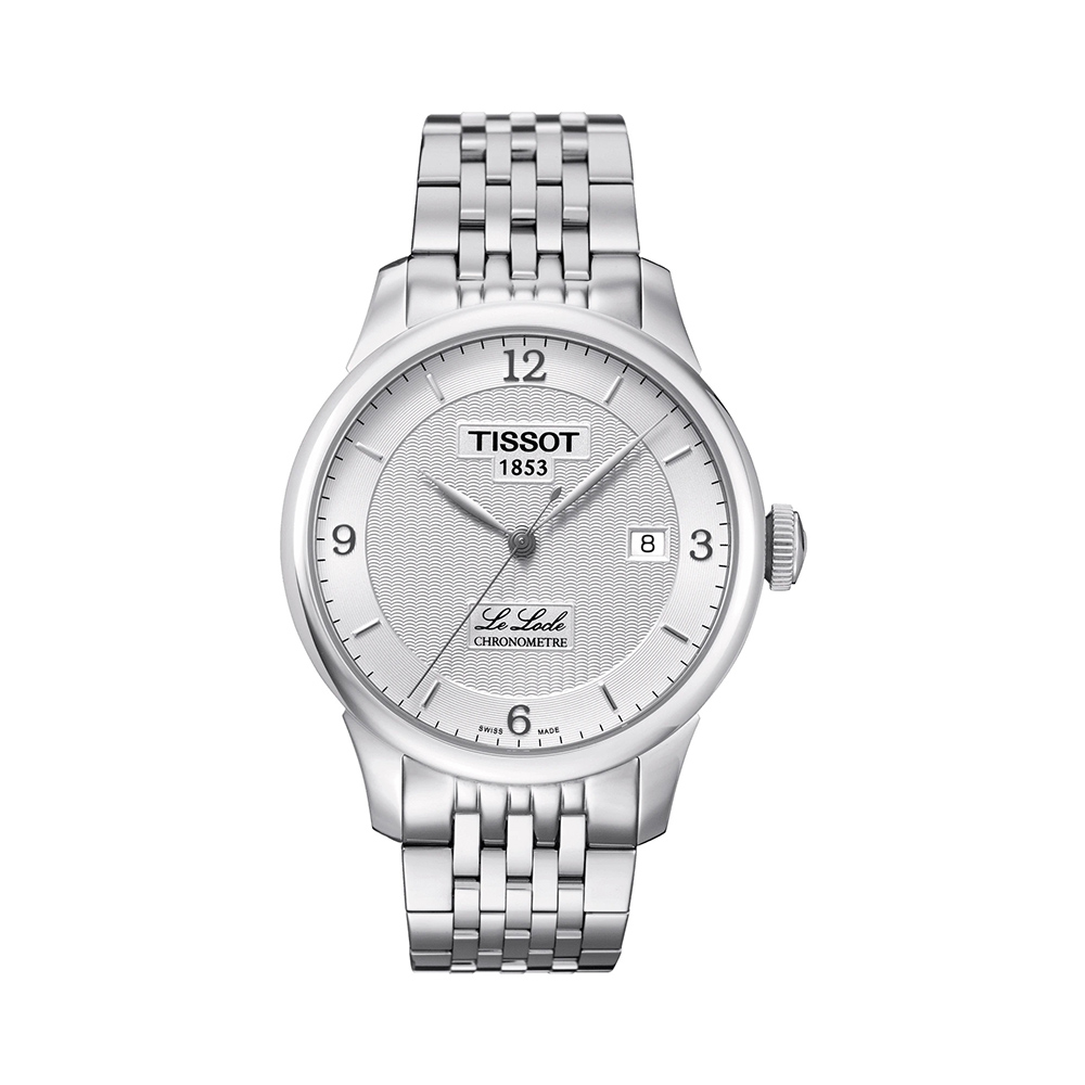 Tissot Le Locle Chronometre Automatic Gent Silver Dial Stainless Steel ...