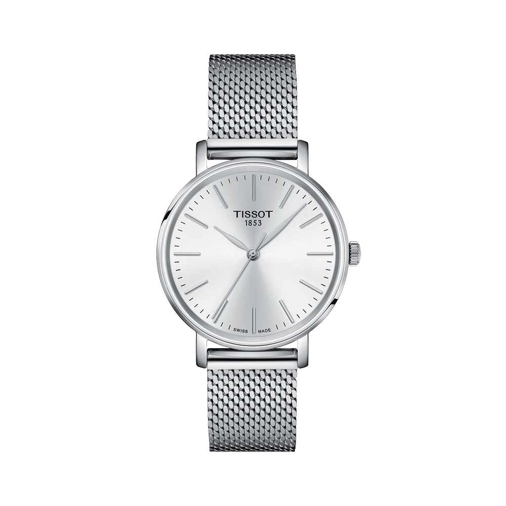 Tissot Everytime 34 - T143.210.11.011.00 Silver Quartz Steel Strap ...