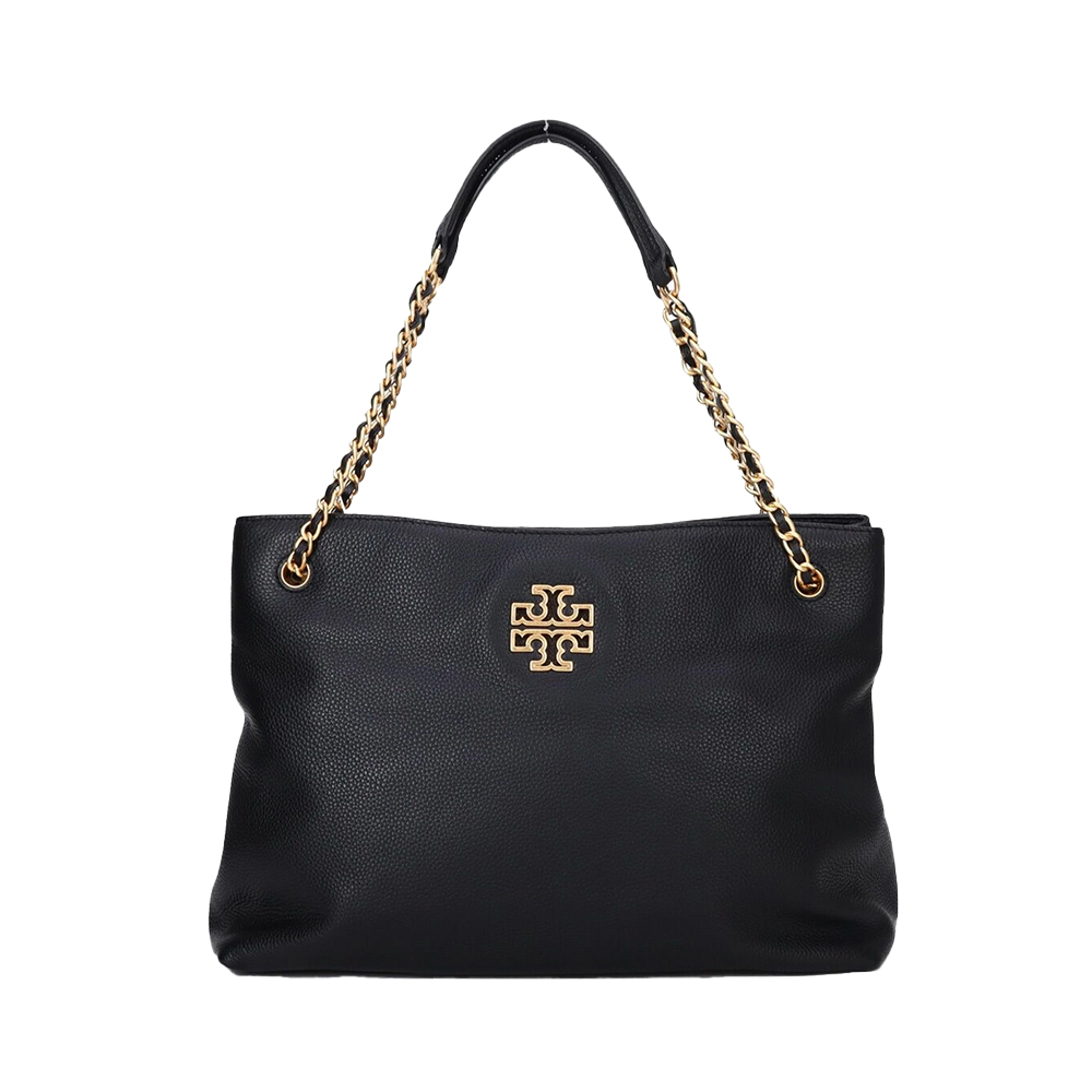 Tory Burch Britten Triple Compartment Tote Bag Black – voilà.id