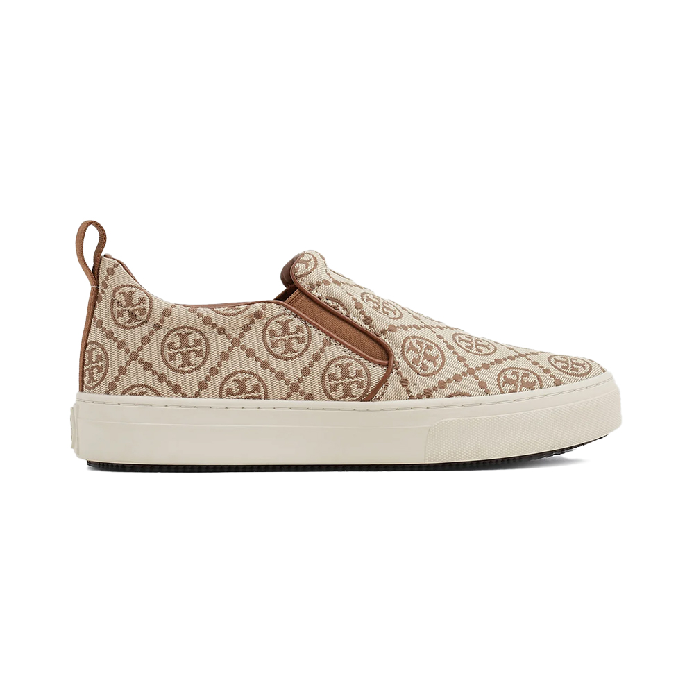 Tory Burch T Monogram Jacquard Slip On Hazel/Caballo – voilà.id
