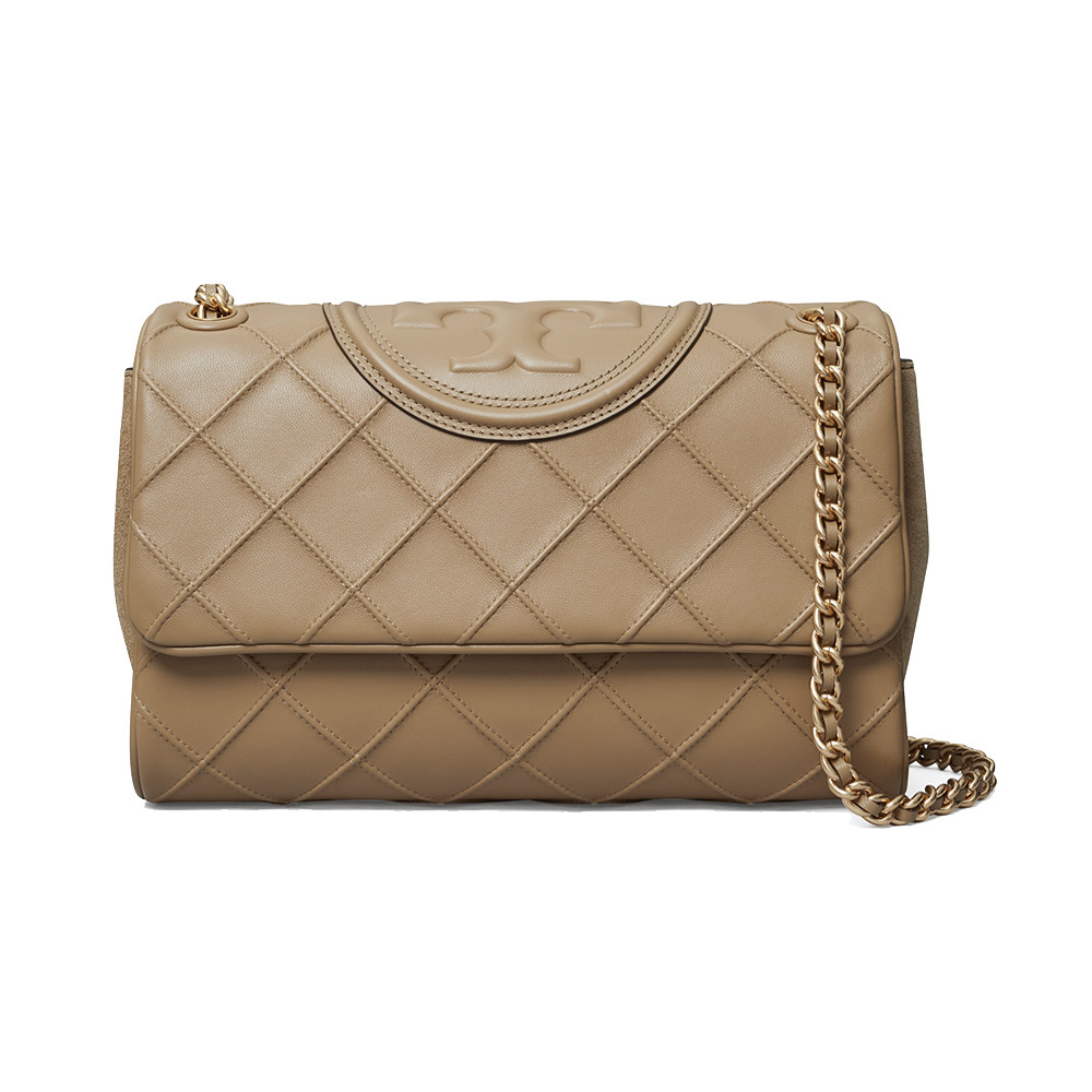 Tory Burch Fleming Soft Convertible Shoulder Bag Pebblestone Ghw – voilà.id