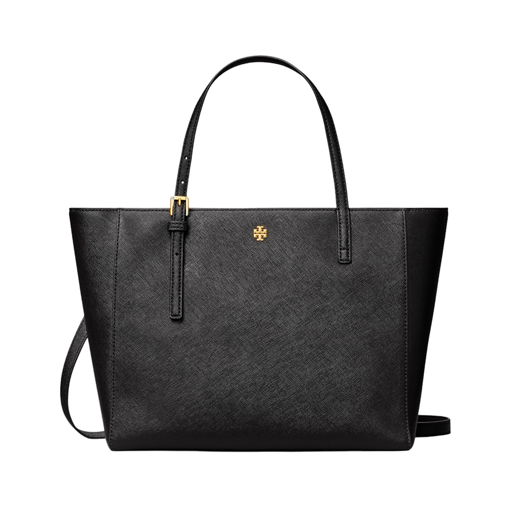 Tory Burch Emerson Tote Bag Small Black – voilà.id
