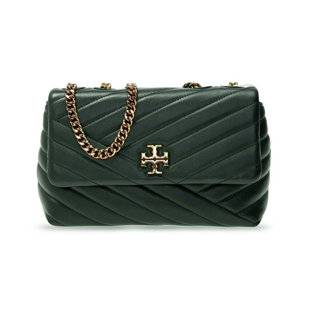 Tory Burch Kira Chevron Small Convertible Shoulder Bag Sycamore – voilà.id