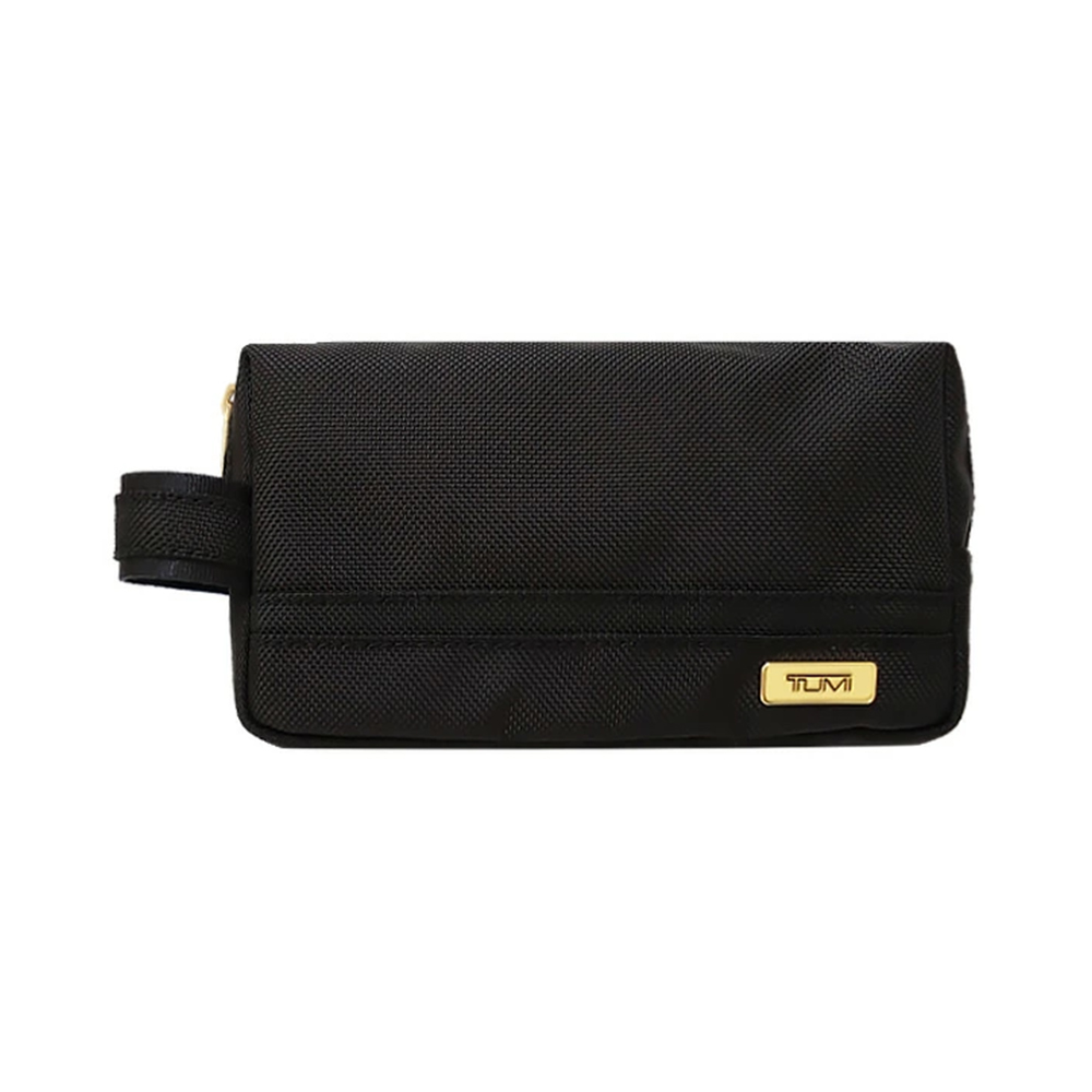 Tumi Small Kit Pouch Black Ghw – voilà.id
