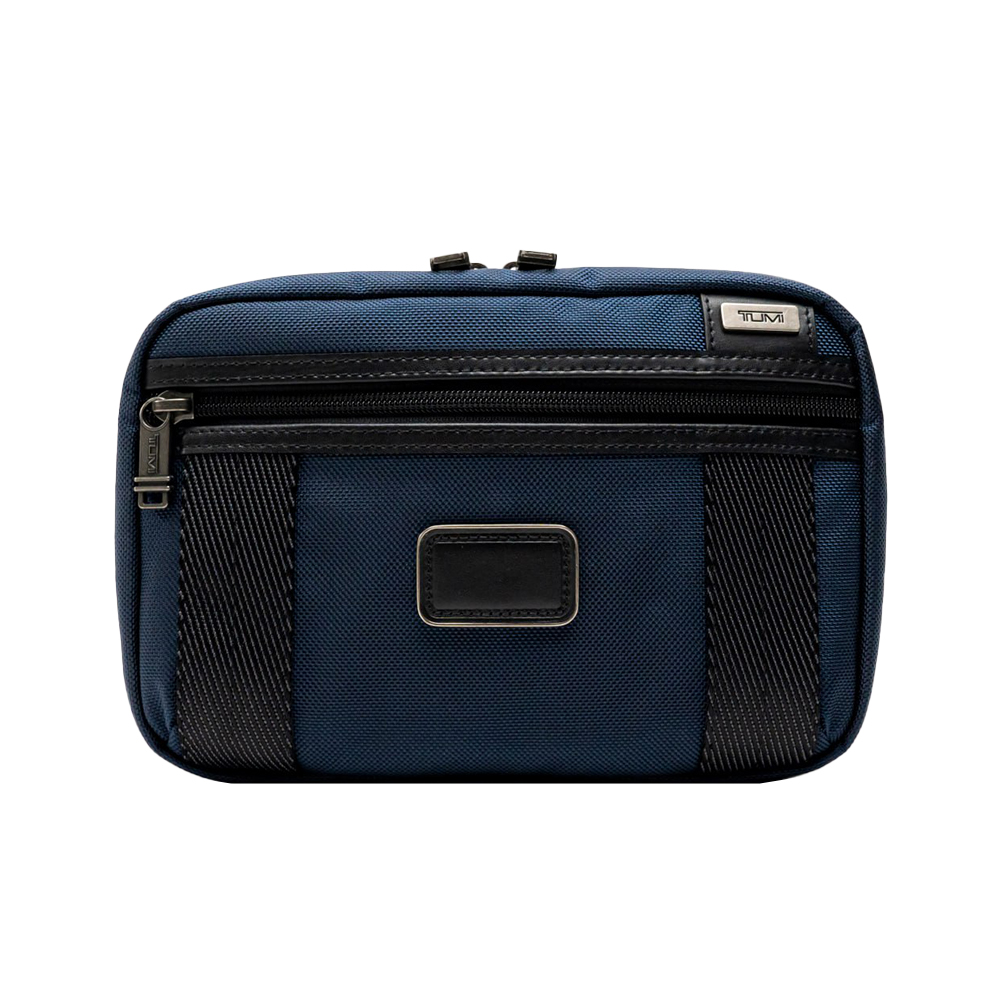 Tumi McGuire Kit Toiletry Travel Bag Navy Black – voilà.id